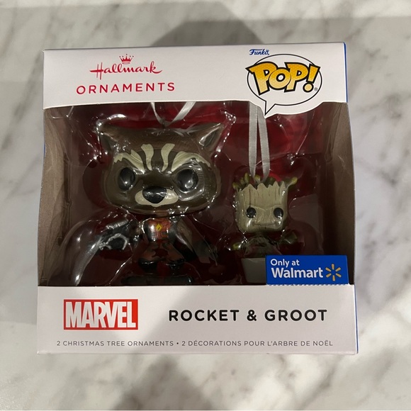 Holiday | New Funko Pop Rocket And Groot Hallmark Ornament | Poshmark